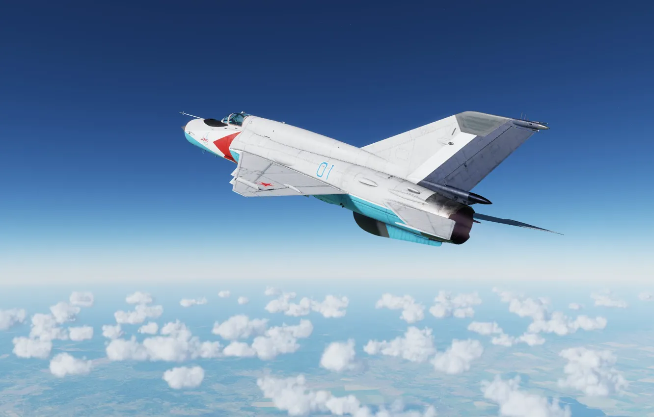 Wallpaper OKB MiG, MiG-21bis, Frontline fighter for mobile and desktop, section авиация ...