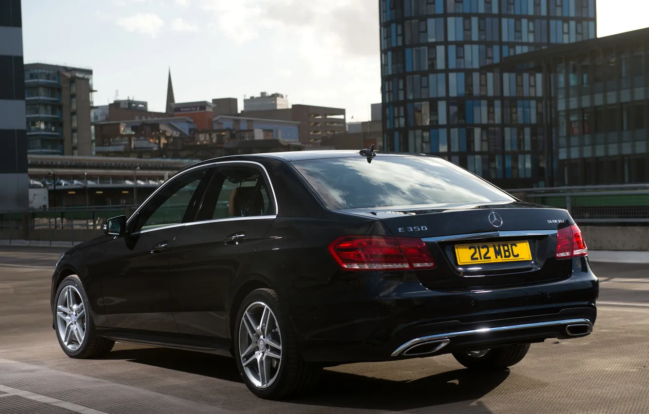 Wallpaper road, auto, Mercedes-Benz, rear view, AMG, BlueTec, E 350 ...