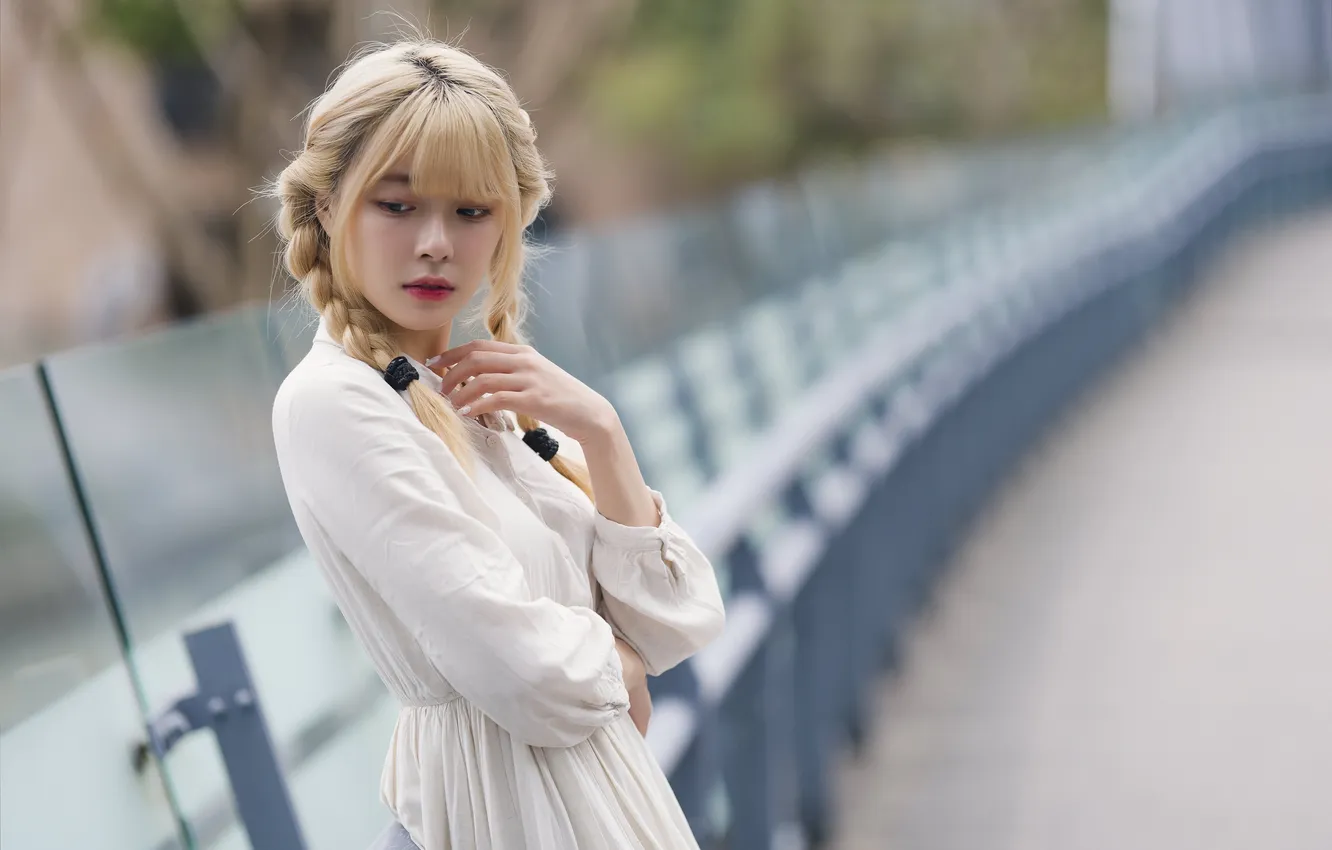 Wallpaper girl, portrait, Asian for mobile and desktop, section девушки ...