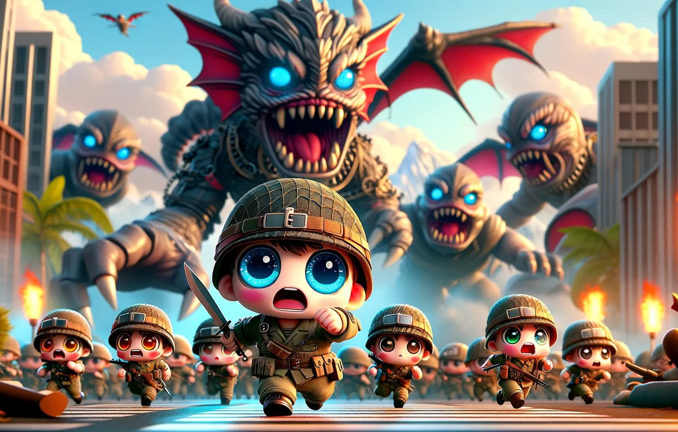 Wallpaper monster, army, anime, Goblin for mobile and desktop, section ...
