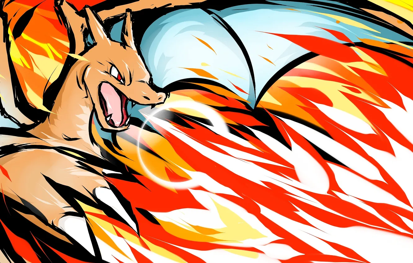 Wallpaper fire, pokemon, charizard for mobile and desktop, section ...