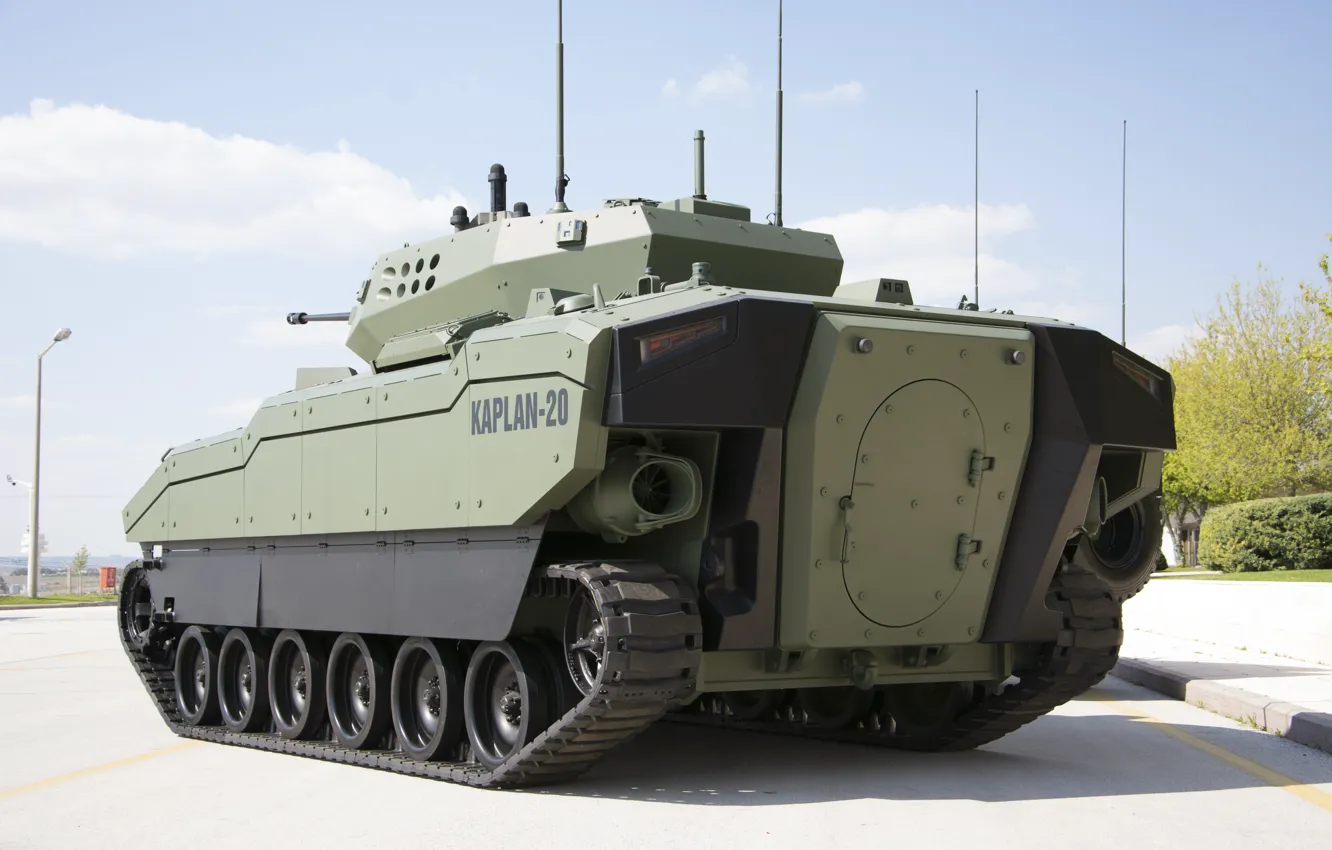 Wallpaper gun, weapon, Turkey, tank, cannon, amphibious armored combat ...