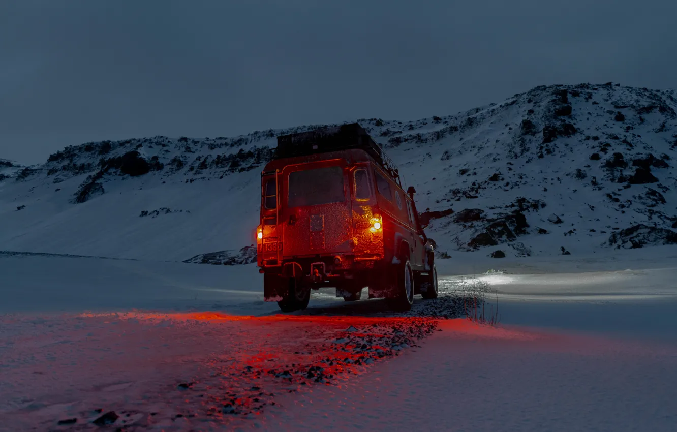 Wallpaper Land Rover, Winter, Mountain, Snow, Defender, Cold, Offroad ...