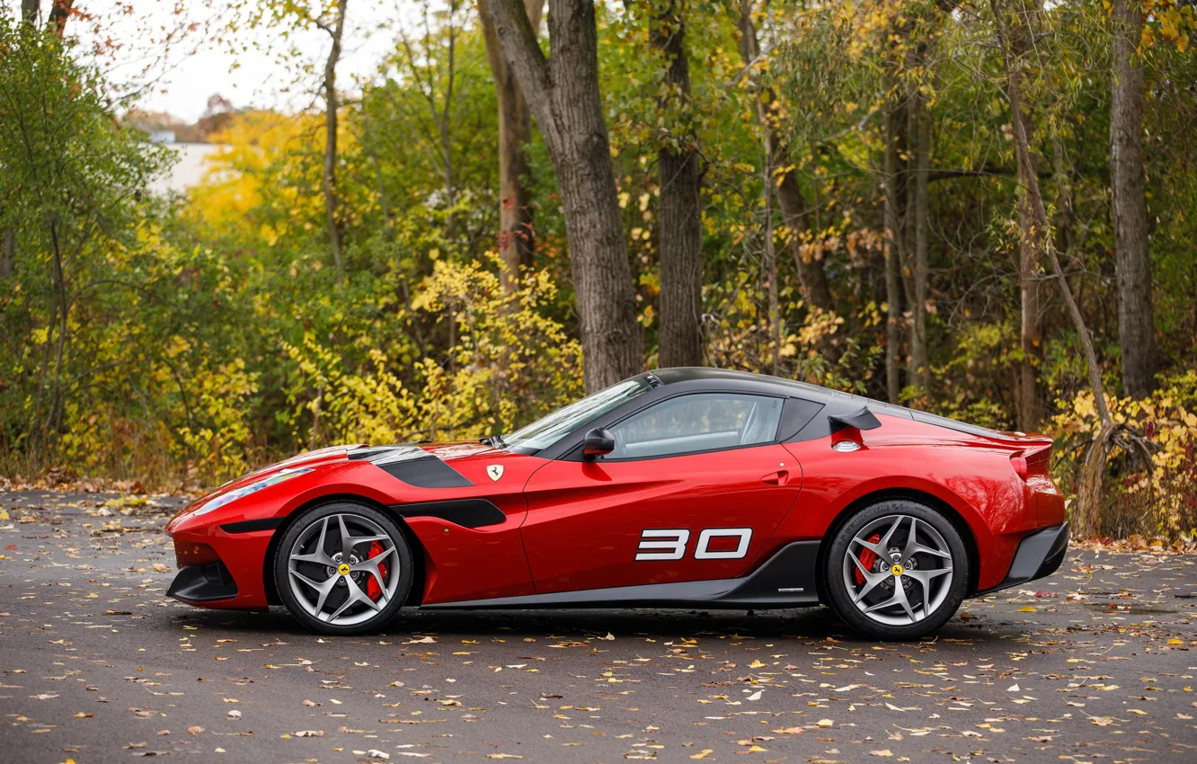 Wallpaper Ferrari, side view, SP30, Ferrari SP30 for mobile and desktop ...