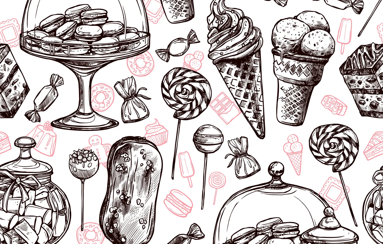 Wallpaper texture, dessert, Pattern, Sweets, Seamless images for ...