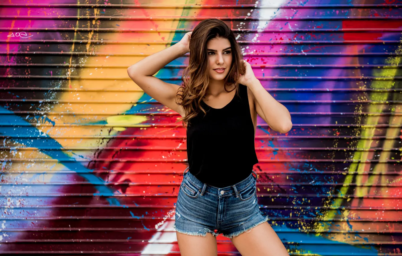 Wallpaper background, model, figure, beauty, Monica for mobile and ...