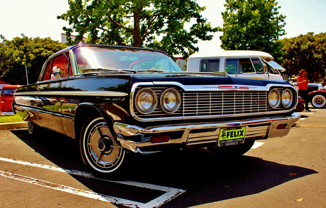 Wallpaper Chevrolet, Classic, Chevy, Impala, Chevrolet, 64' Impala ...