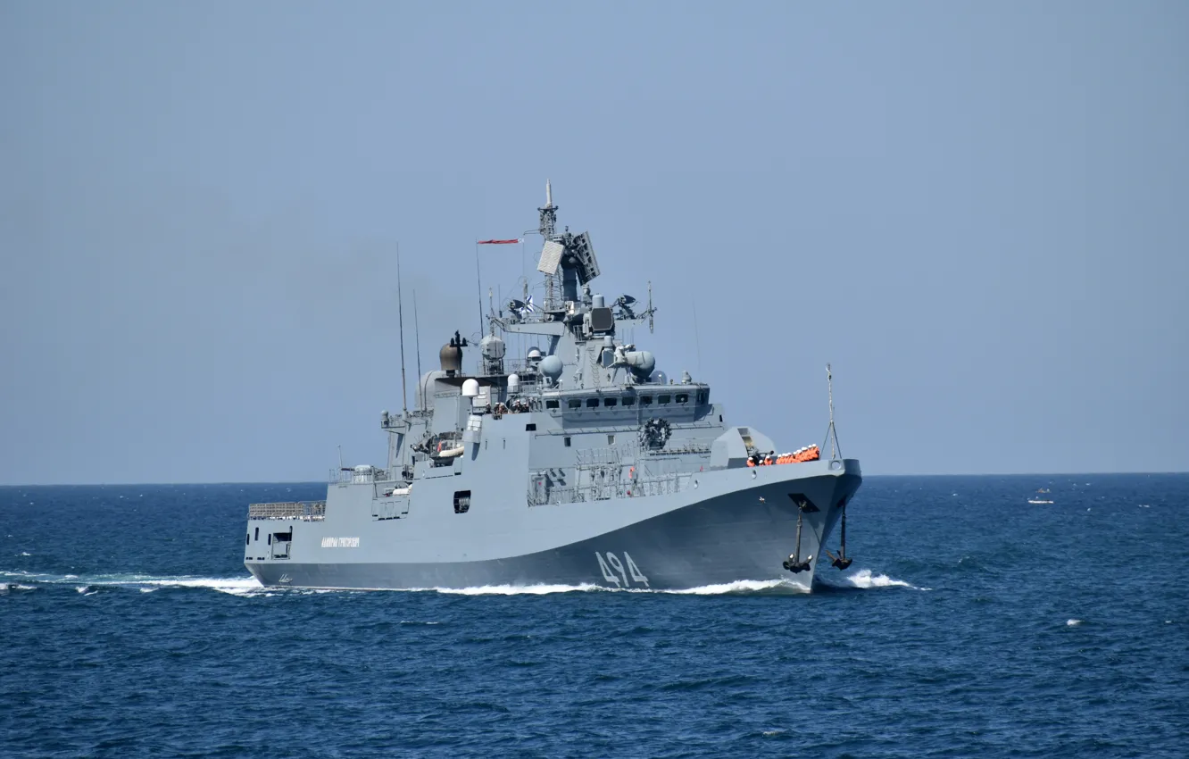 Wallpaper frigate, The black sea fleet, Admiral Grigorovich, the ...