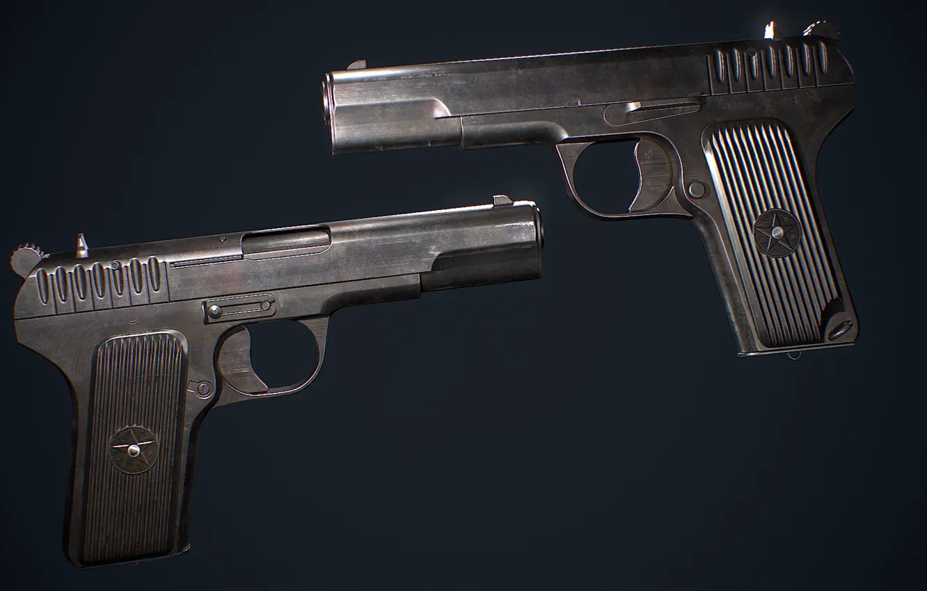 Wallpaper USSR, TT-33, Tula Tokarev, Fedor Tokarev, Self-loading Tokarev pistol images for ...