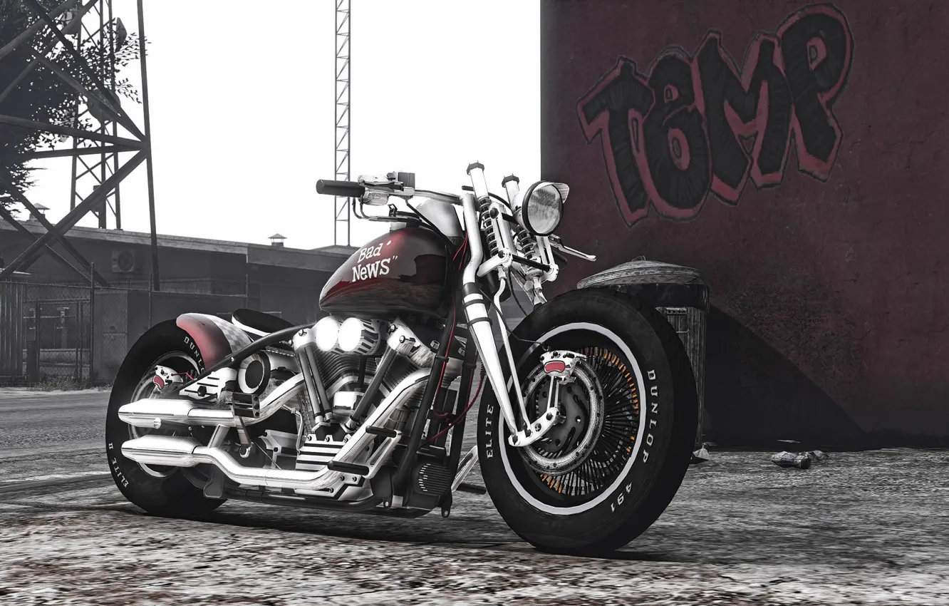 Wallpaper the city, bike, GTA, Grand Theft Auto V for mobile and desktop, section игры ...