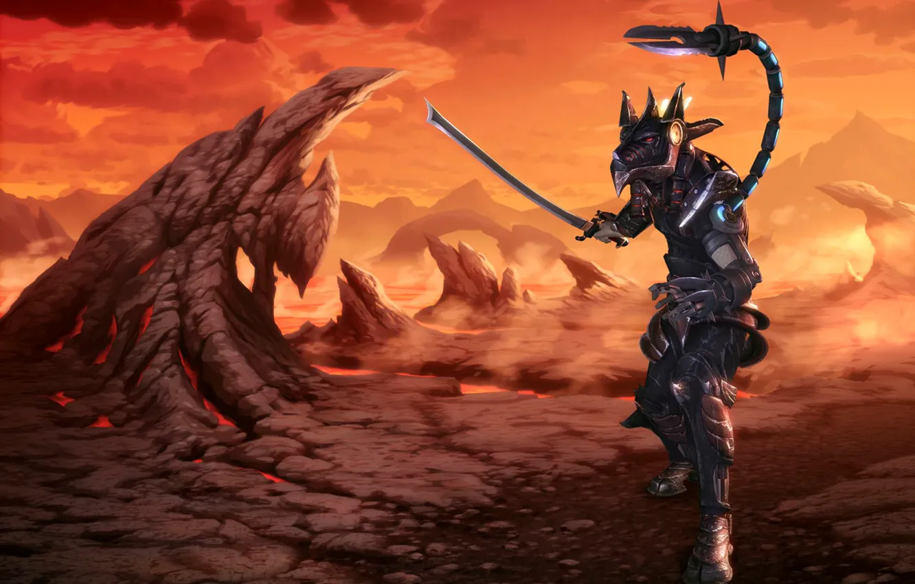 Wallpaper The volcano, Ice & Blood, Ankara, Sacred 2 Ice & Blood ...