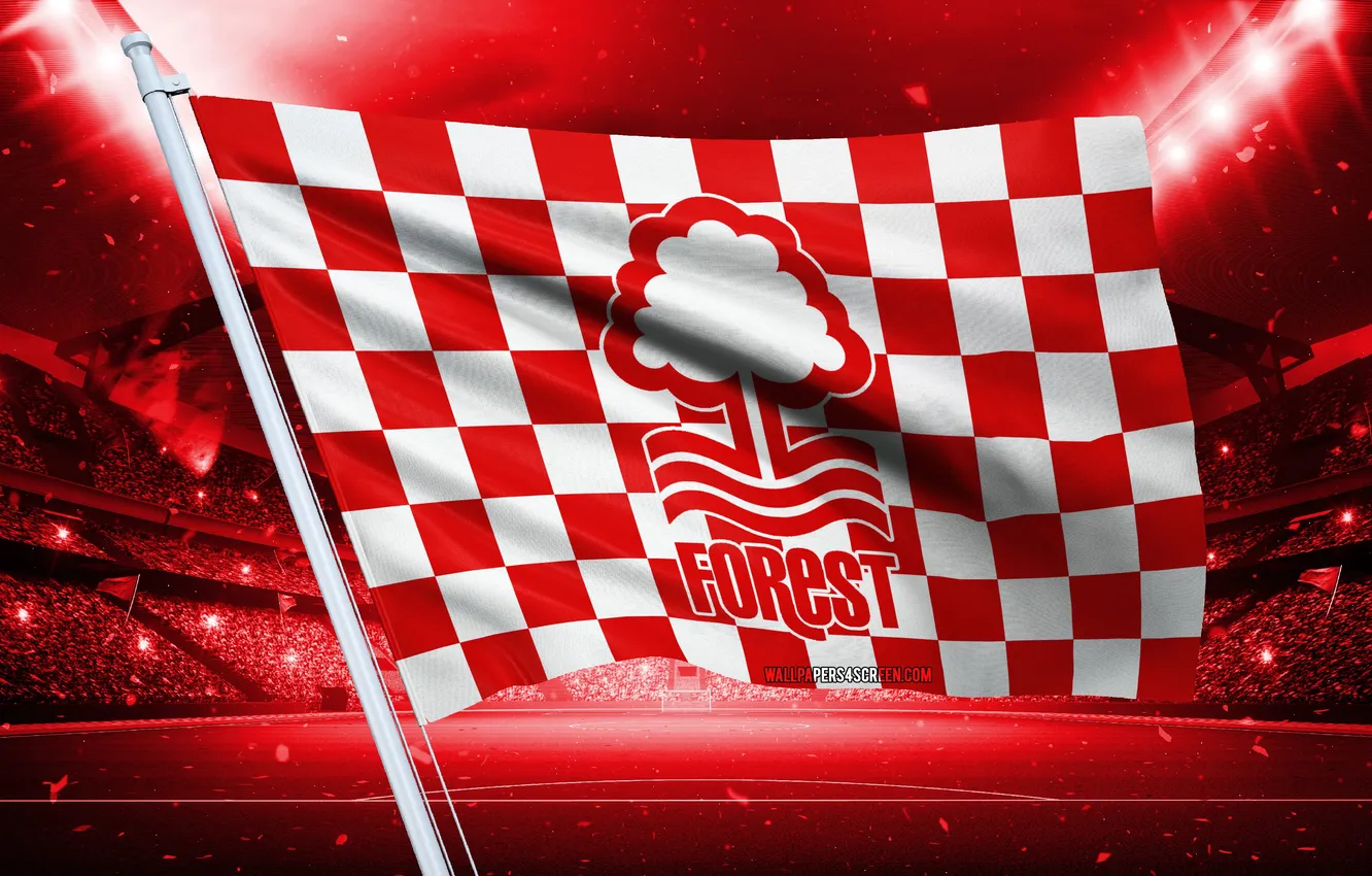 Wallpaper logo, football, Premier League, Nottingham, Nottingham Forest ...