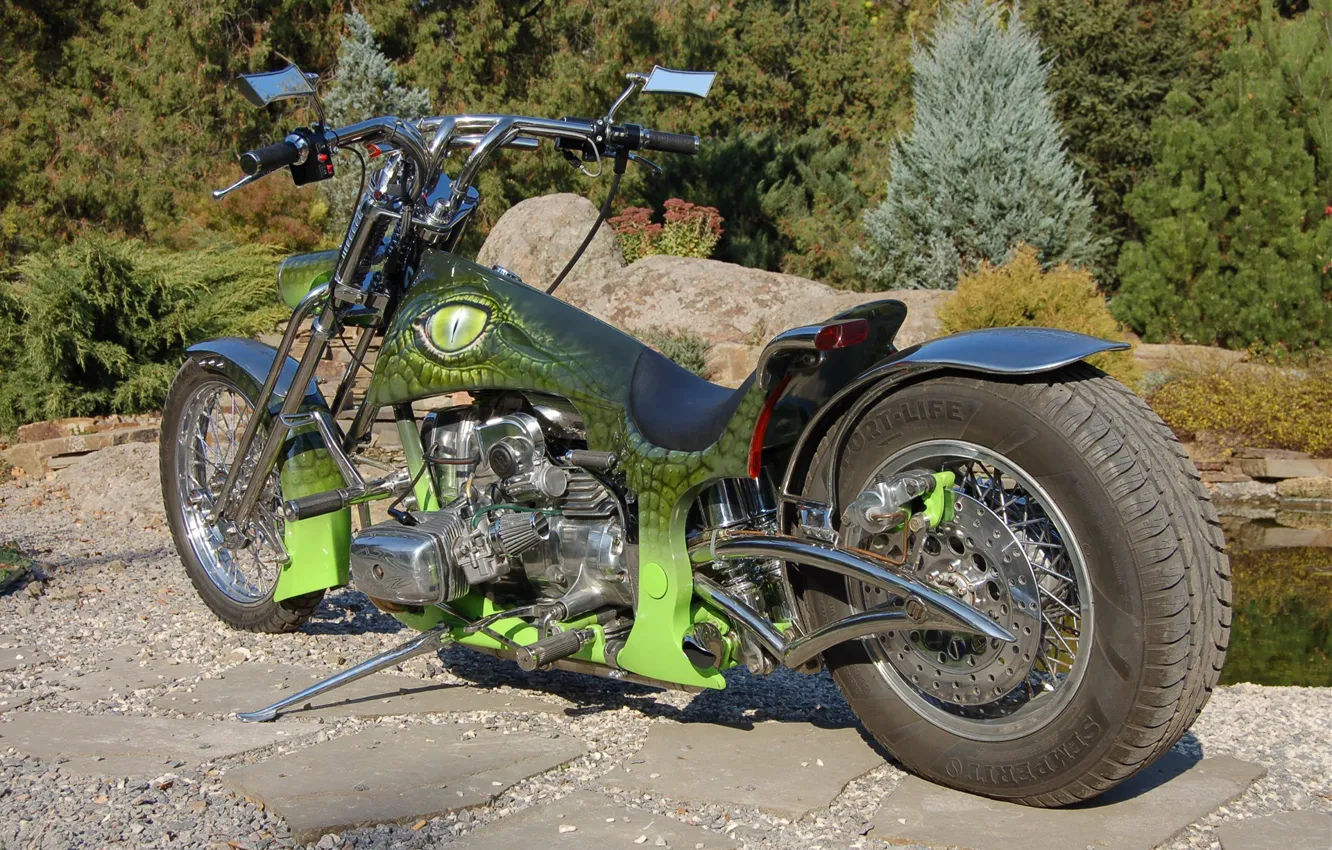 Wallpaper tuning, motorcycle, bike, Chopper, motorcycle, Alligator ...