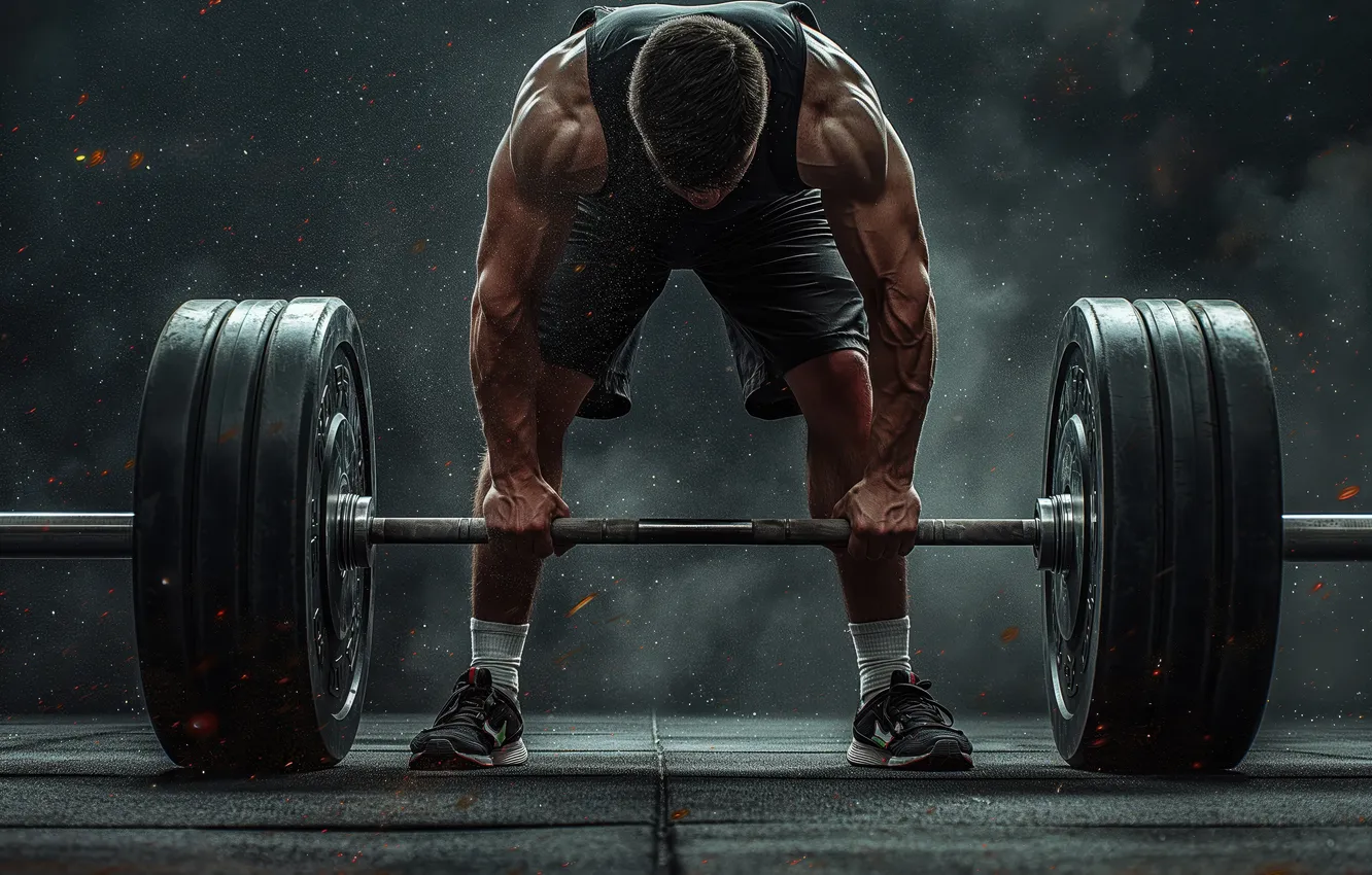 Wallpaper Male, Rod, Digital art, Muscle, Powerlifting, A healthy ...