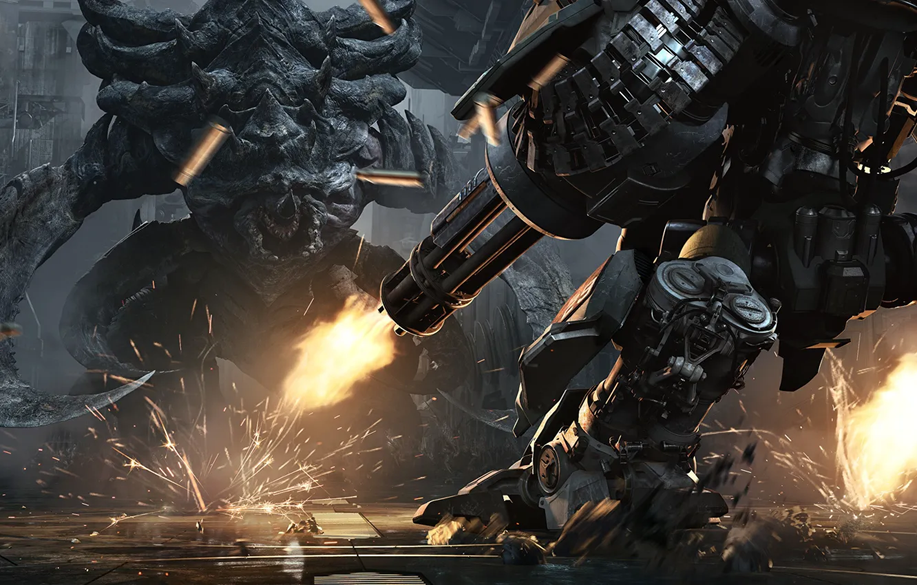 Wallpaper fighter, starcraft, StarCraft, Zerg, machine gun, strategy ...