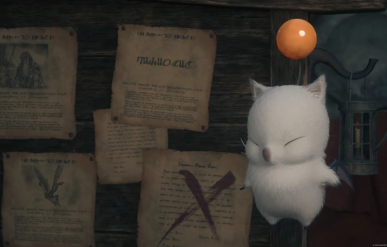 Wallpaper Final Fantasy, Moogle, video games, watermarked, Final ...