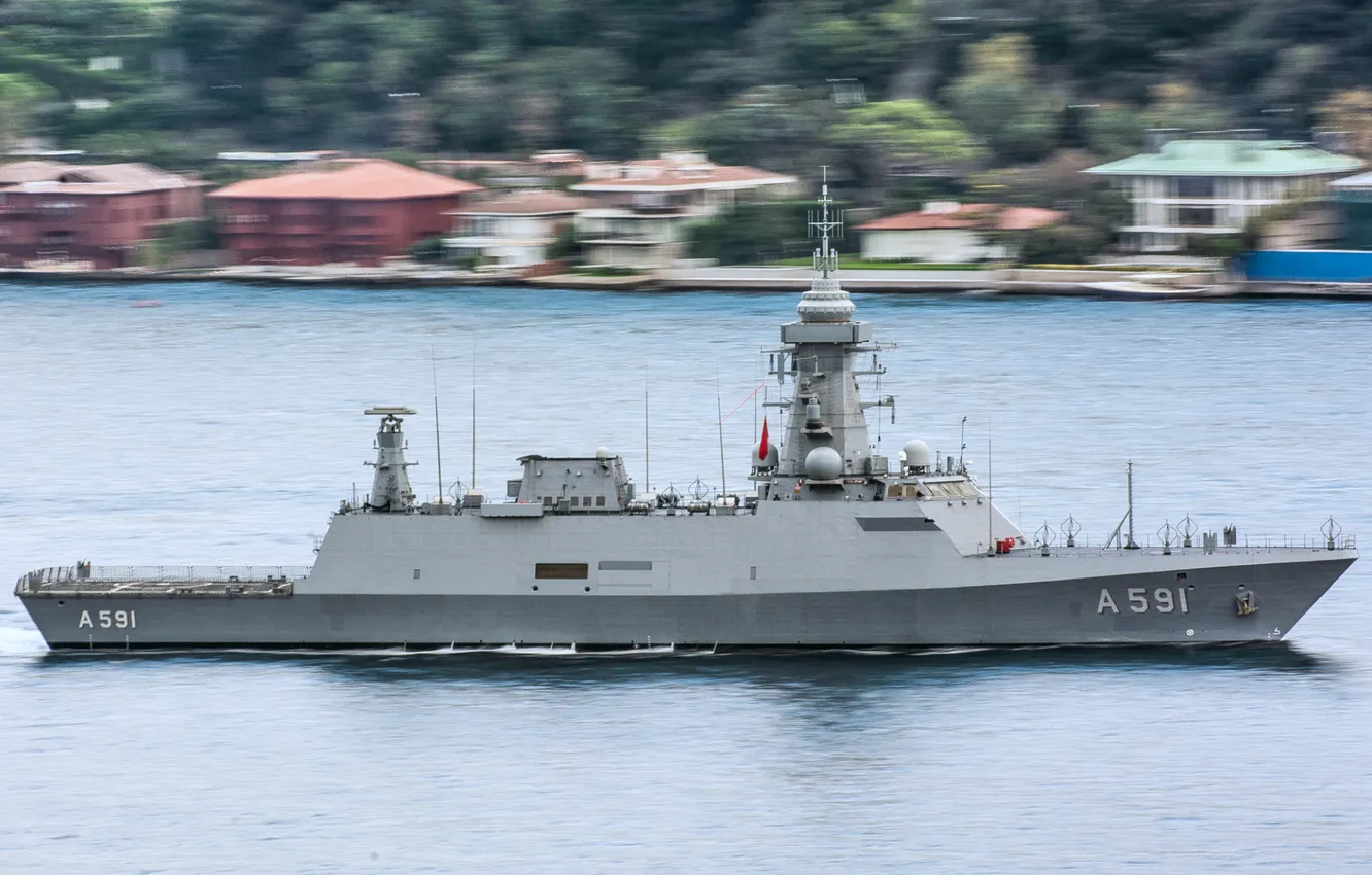 Wallpaper Turkish Navy, TCG Ufuk, A reconnaissance ship for mobile and ...