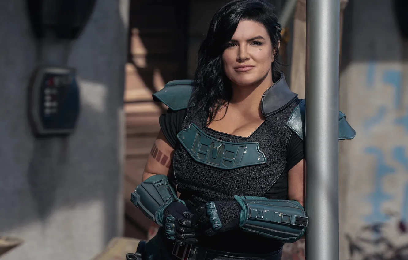 Wallpaper fiction, frame, the series, adventure, action, Gina Carano ...