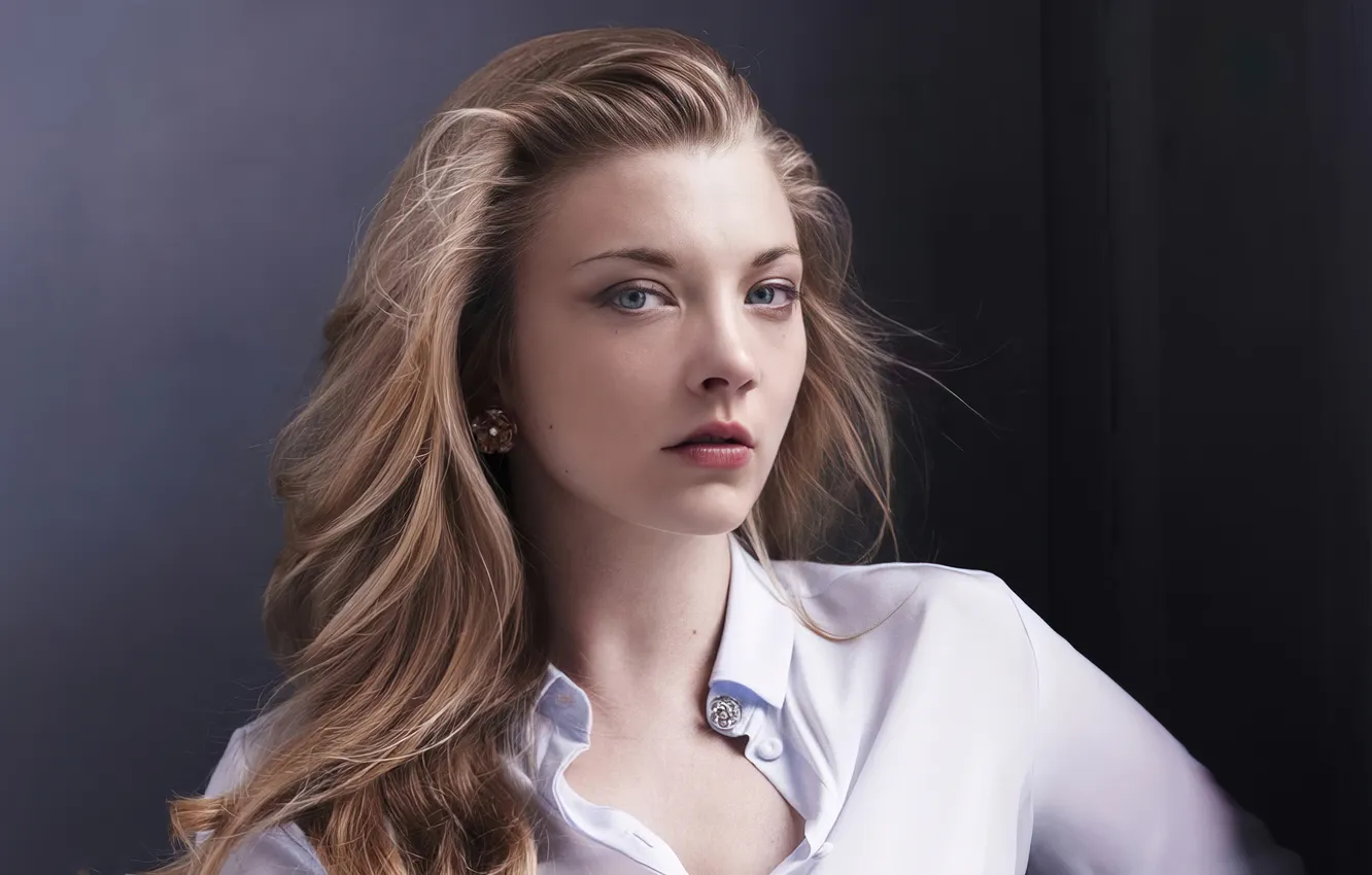 Wallpaper background, portrait, actress, blonde, Natalie Dormer, Natalie Dormer for mobile and ...