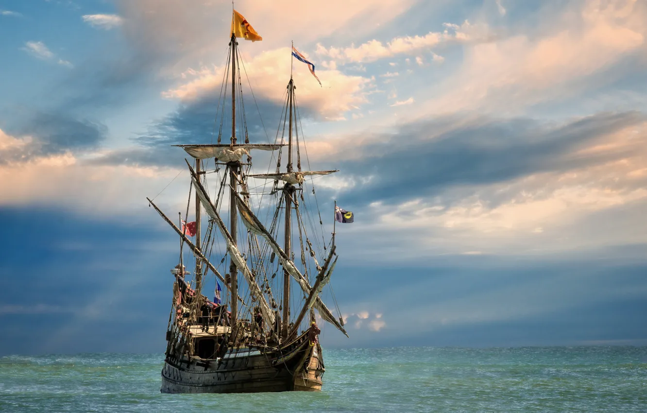 Wallpaper nature, ship, beauty for mobile and desktop, section пейзажи ...