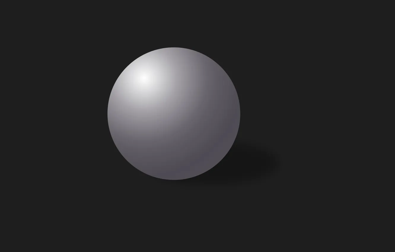 Wallpaper gradient, shadows, geometry, Sphere, the dark background for ...