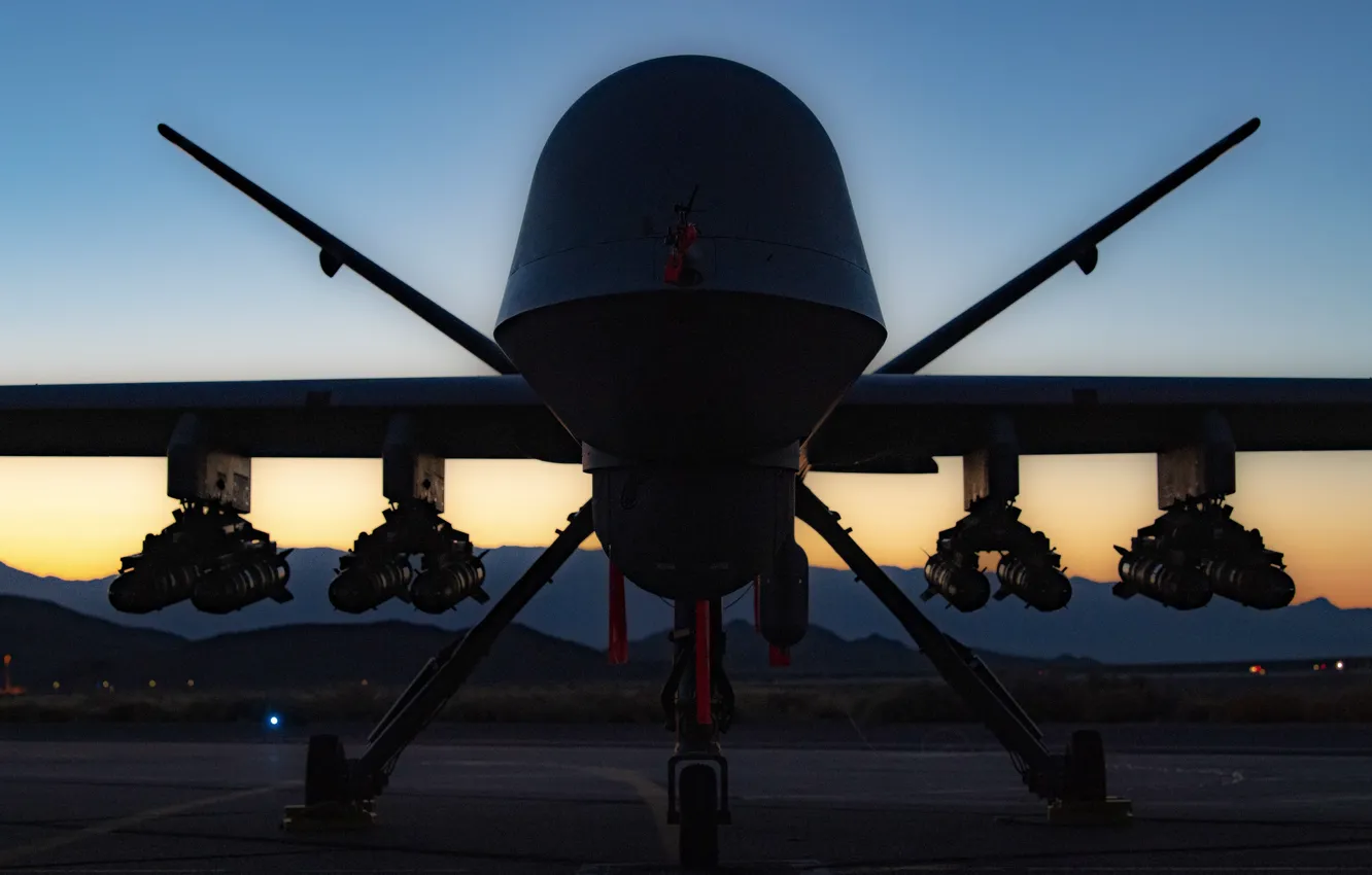Wallpaper UNITED STATES AIR FORCE, MQ-9 Reaper, reconnaissance and ...
