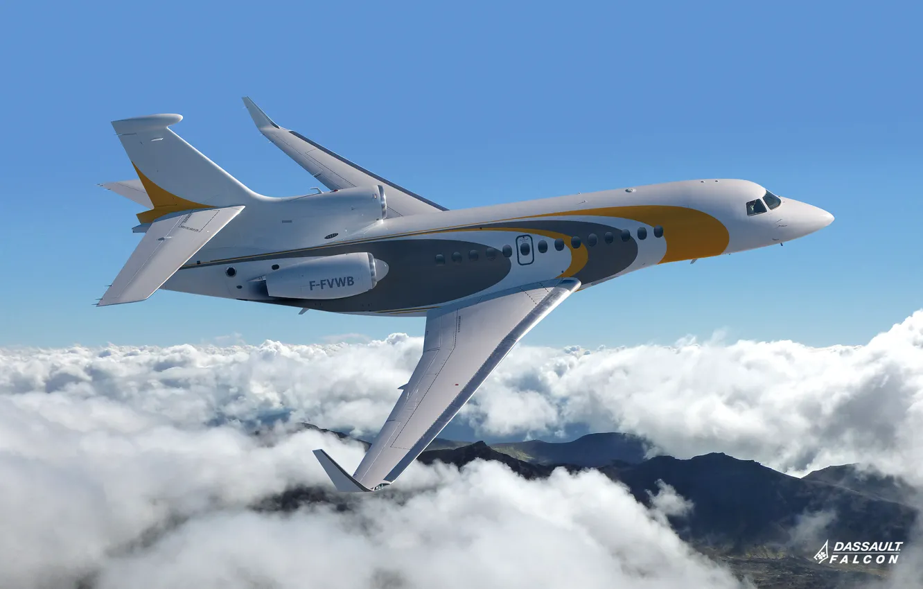 Wallpaper business jet, falcon 7x, Dassault falcon 7x for mobile and ...