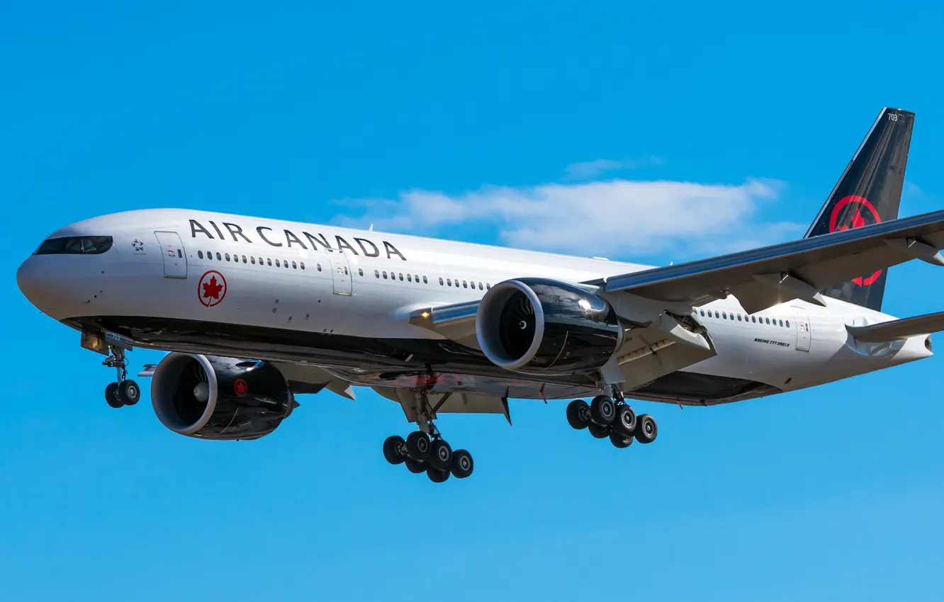 Wallpaper the plane, passenger, Air Canada, 777-200LR, C-FYUJ 01 for ...