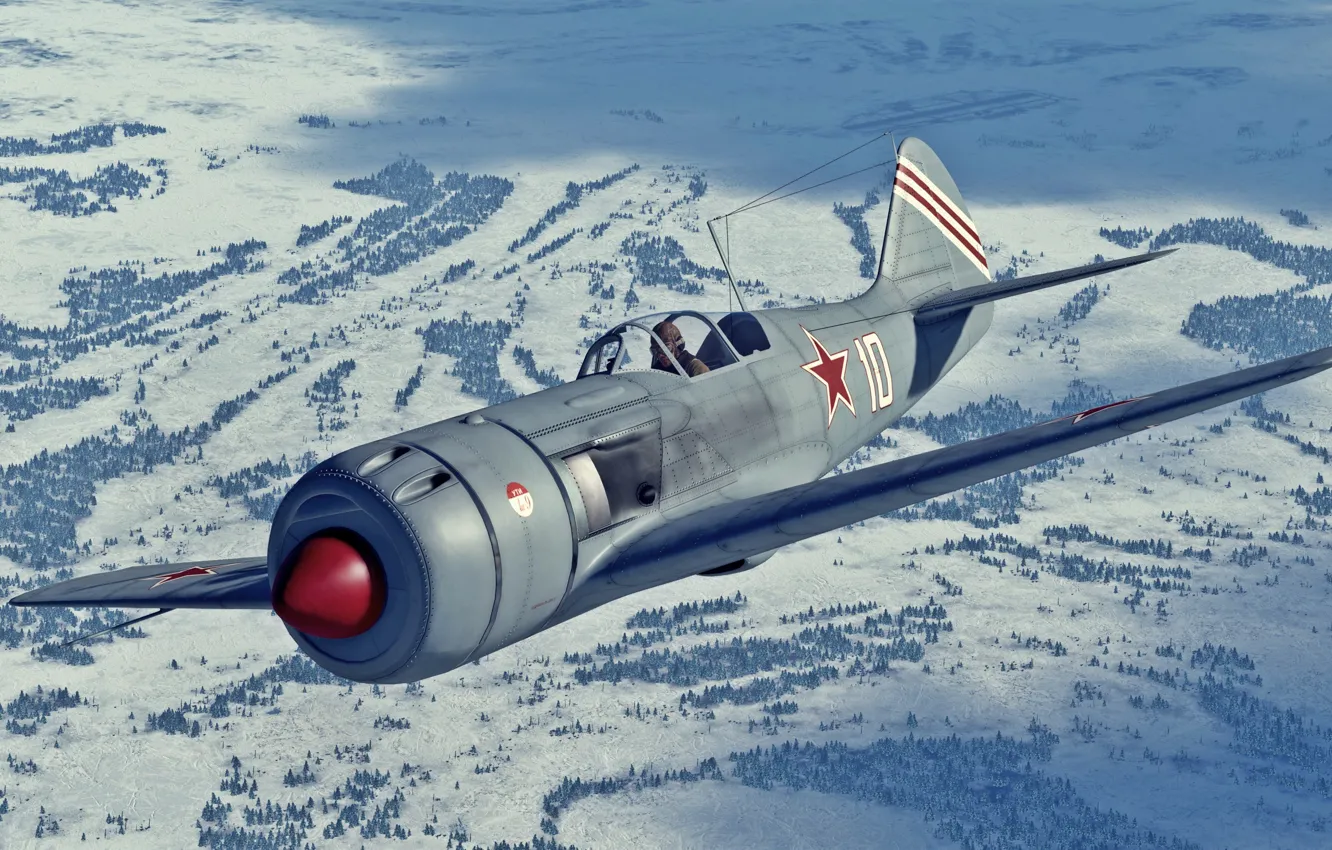 Wallpaper USSR, Frontline fighter, Semyon Alekseevich Lavochkin, La-9 ...