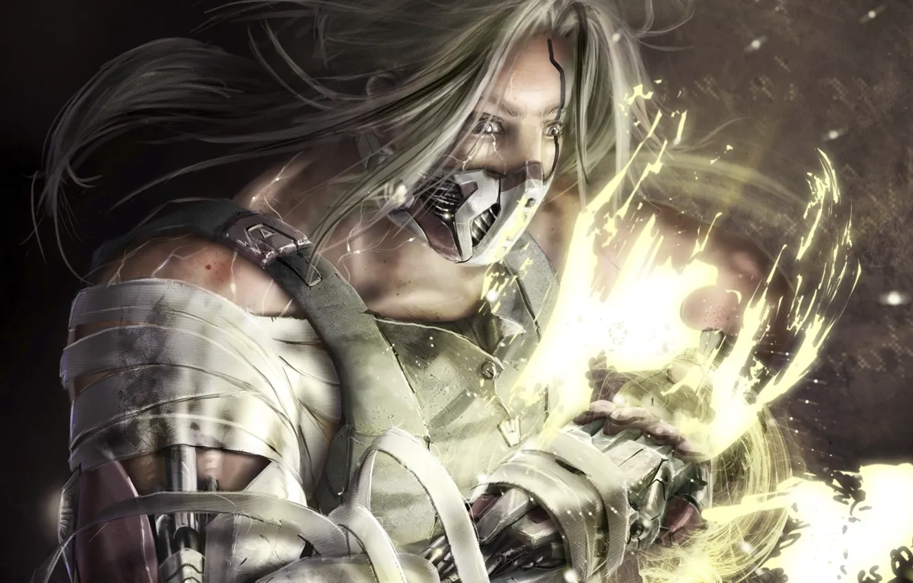 Wallpaper girl, light, tears, armor for mobile and desktop, section ...