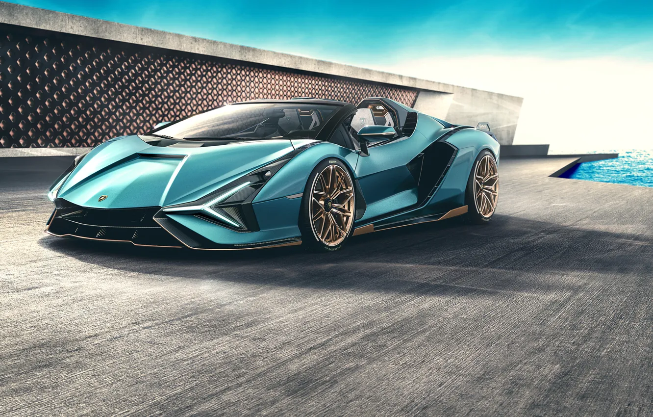 Wallpaper Roadster, Lamborghini, Sian, Sian Roadster for mobile and ...