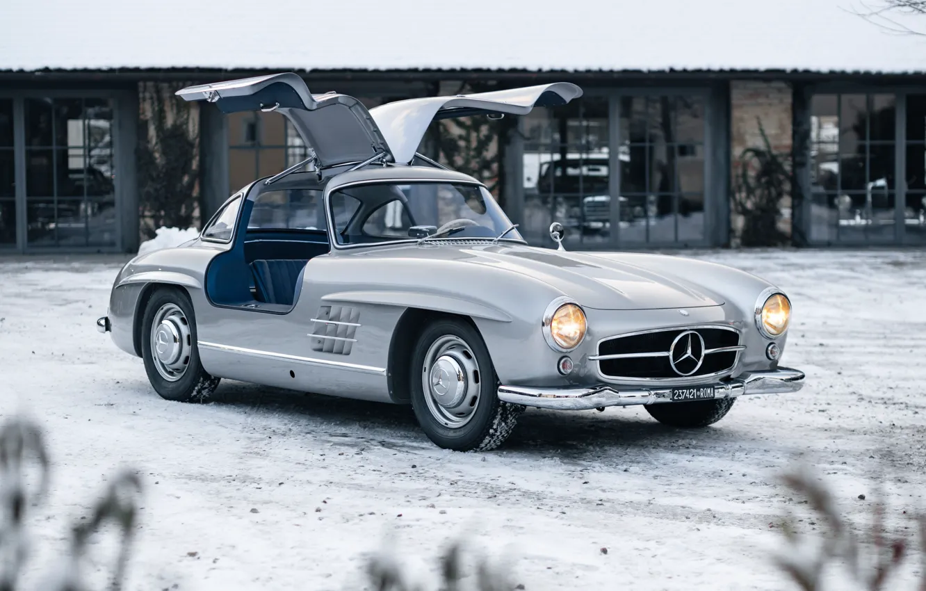 Wallpaper Mercedes-Benz, 300SL, Mercedes-Benz 300 SL, Gullwing, doors ...