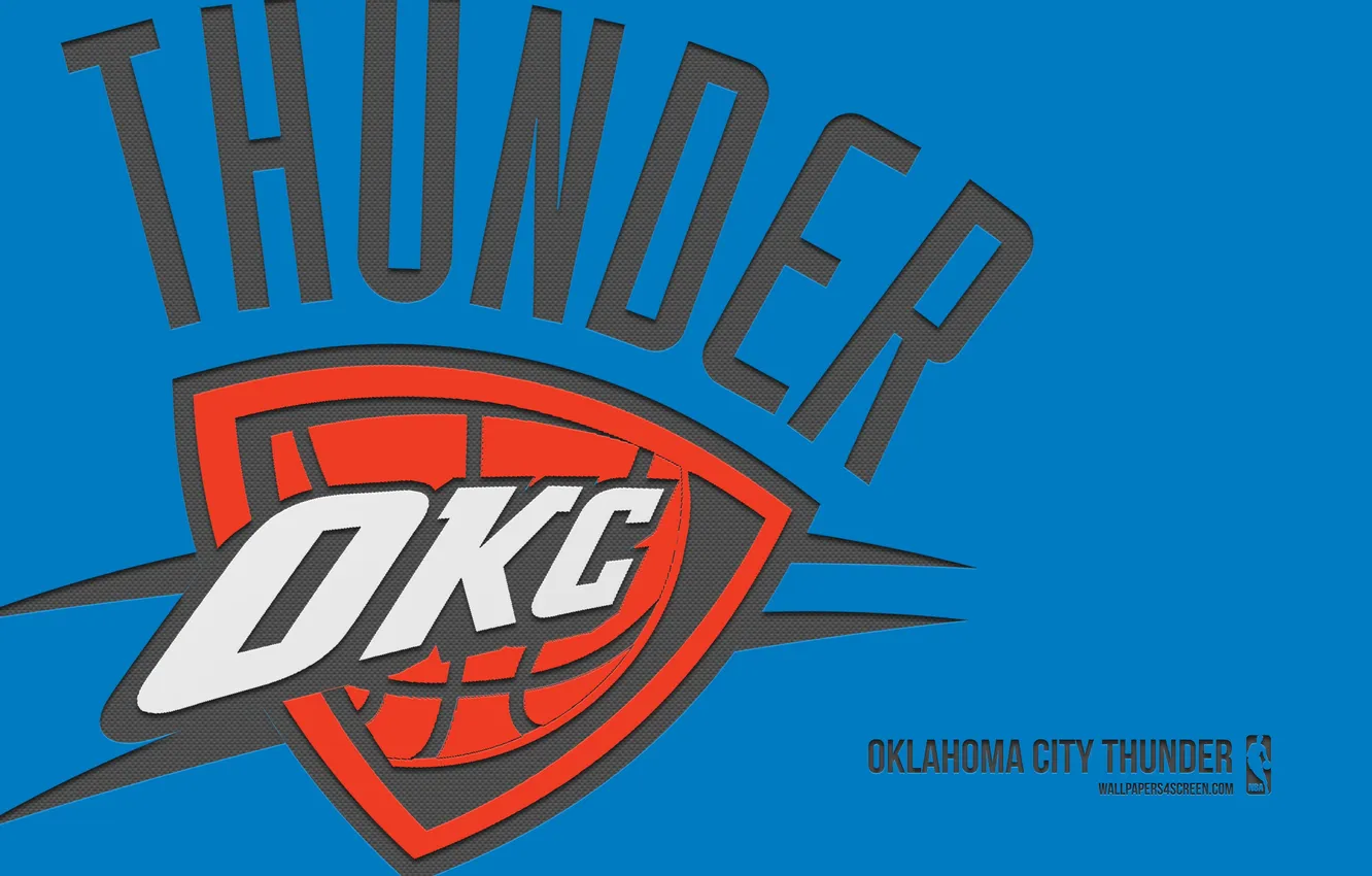 Wallpaper logo, basketball, NBA, Thunder, Oklahoma, Oklahoma City ...