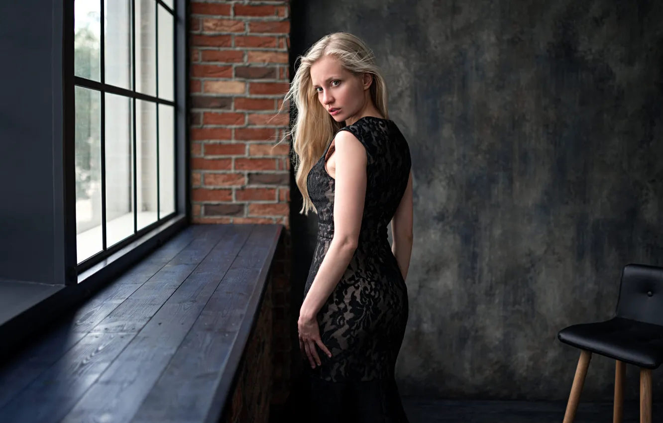 Wallpaper pose, wall, model, portrait, makeup, figure, dress, hairstyle ...