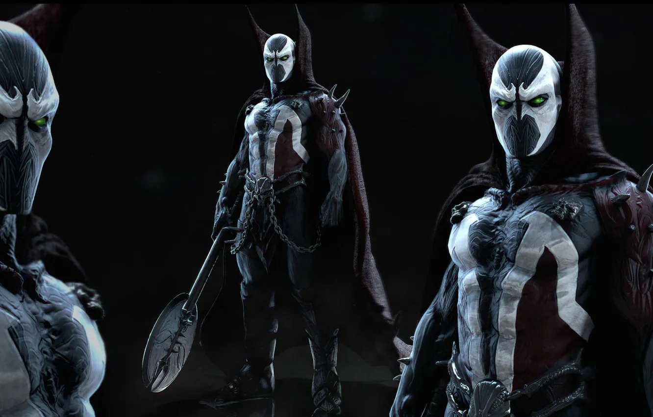 Wallpaper axe, demon, spawn, suit, spawn, necroplasma images for ...