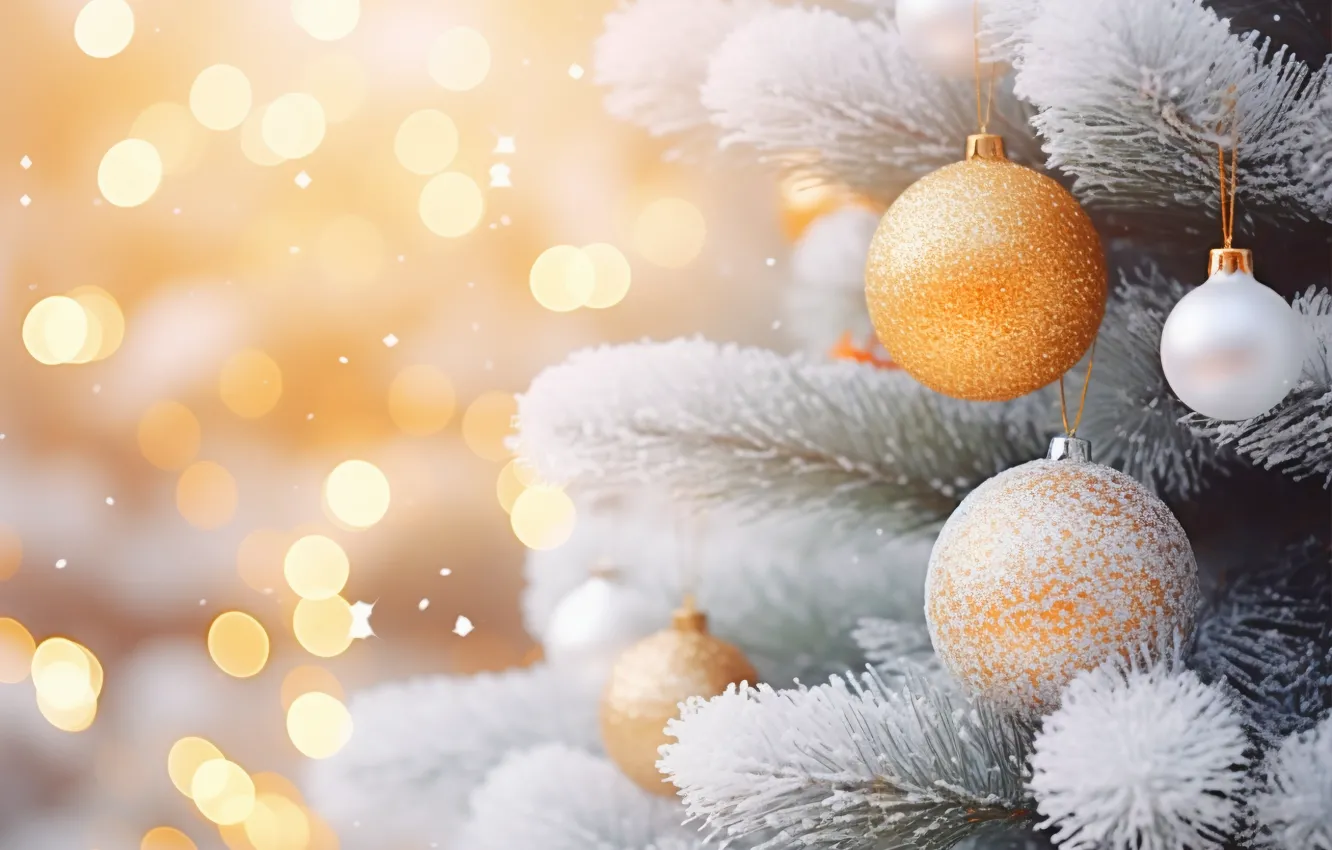 Wallpaper Christmas, New year, Christmas decorations, Christmas ...