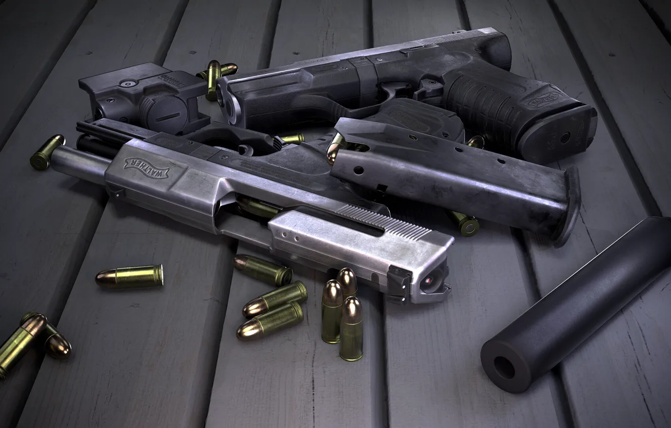 Wallpaper Germany, Self-loading pistol, Walther P99 for mobile and ...