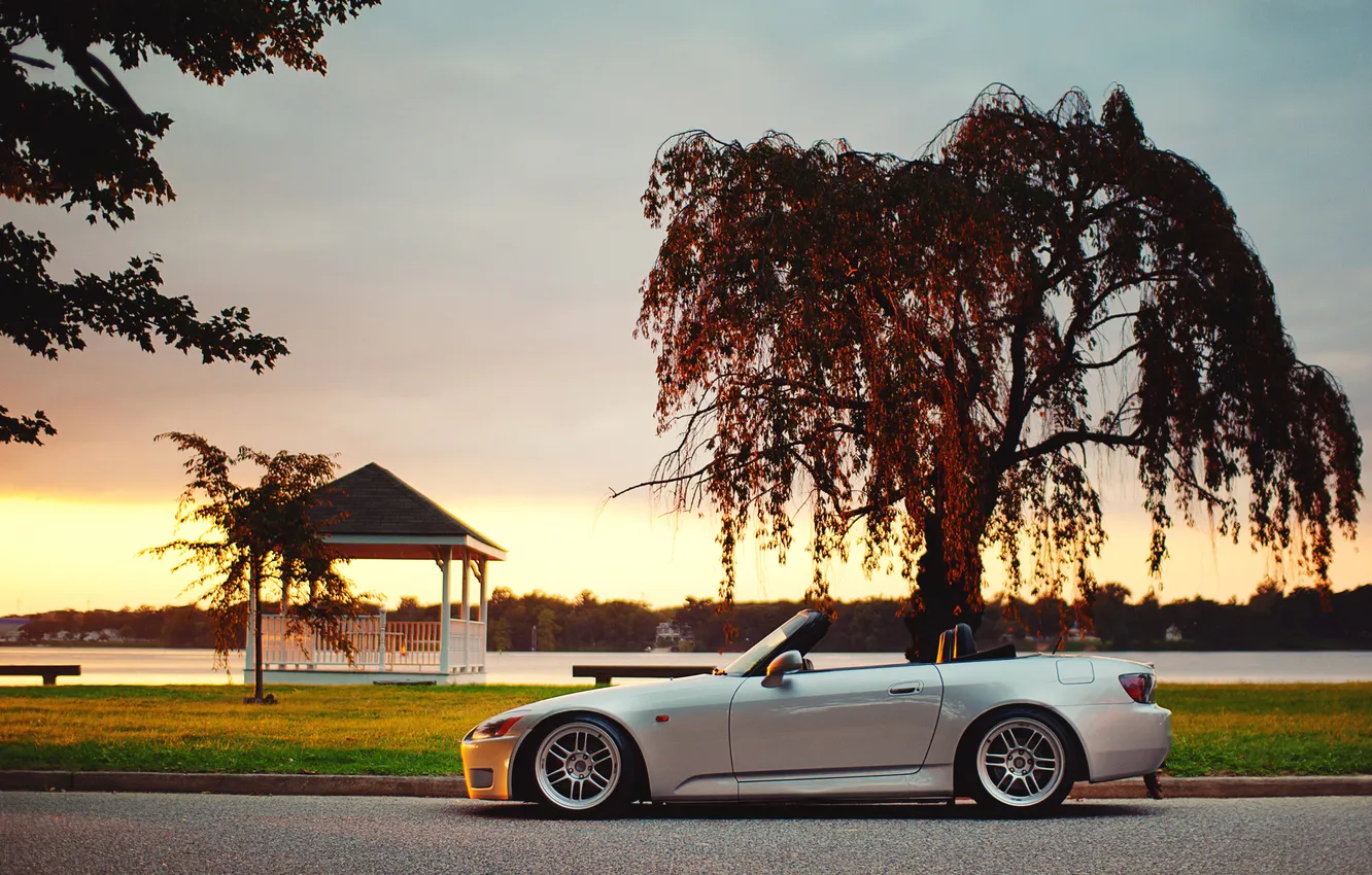 Wallpaper sunset, Honda, S2000, Enkei, S2K for mobile and desktop ...