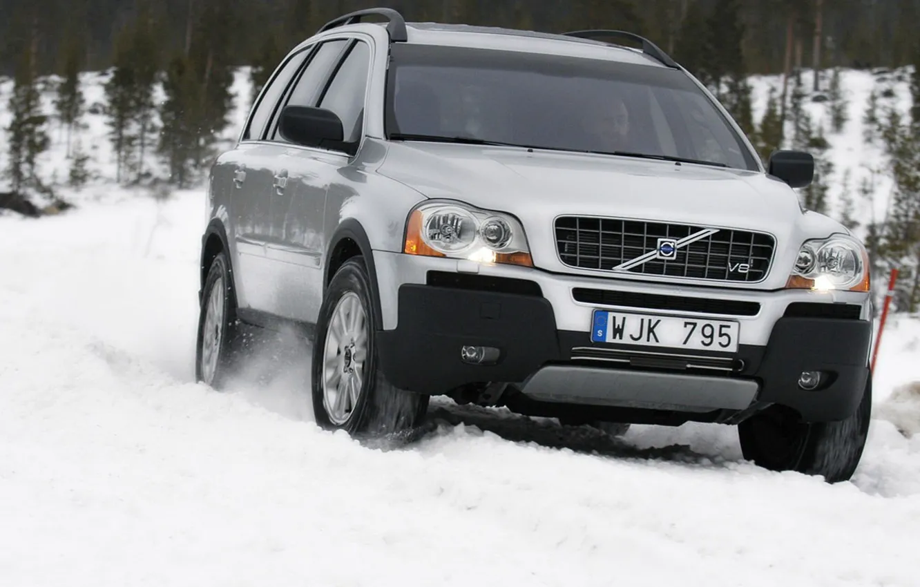 Wallpaper winter, snow, Volvo for mobile and desktop, section volvo ...