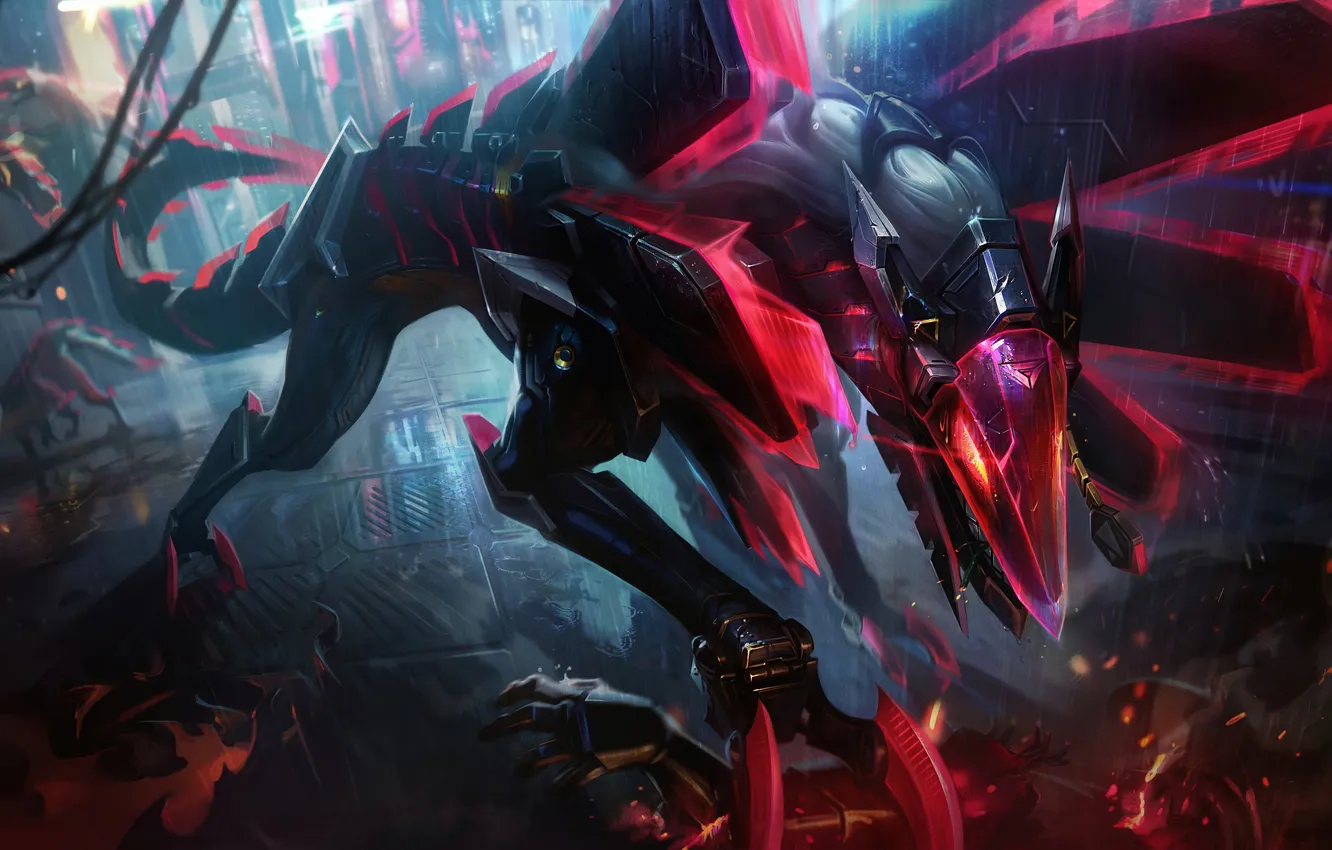 Wallpaper art, LoL, skin, League of Legens, Naafiri, Project Naafiri ...