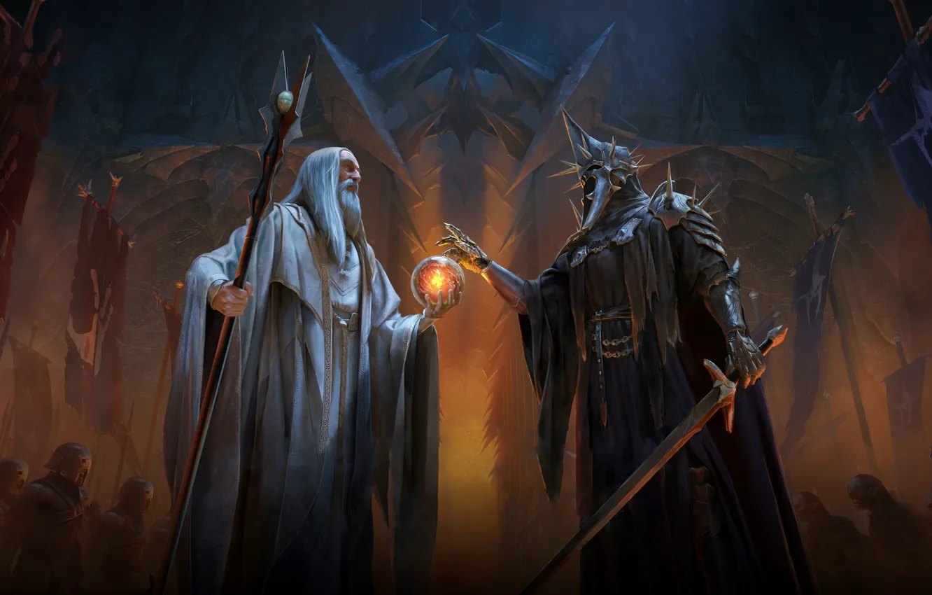 Wallpaper lord of the rings, orcs, Isengard, Uruk-hai, mobile games ...