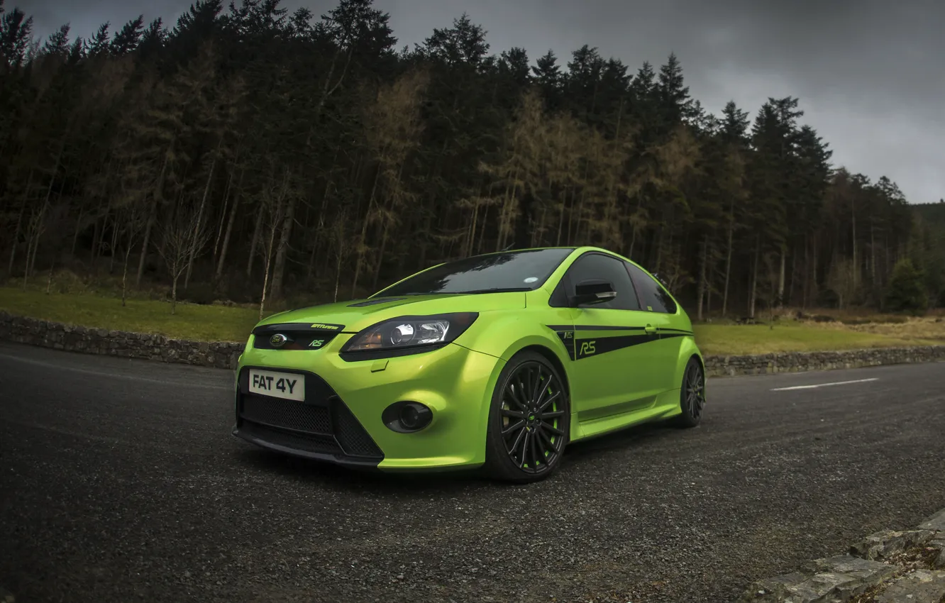 Wallpaper green, ford, focus for mobile and desktop, section ford ...