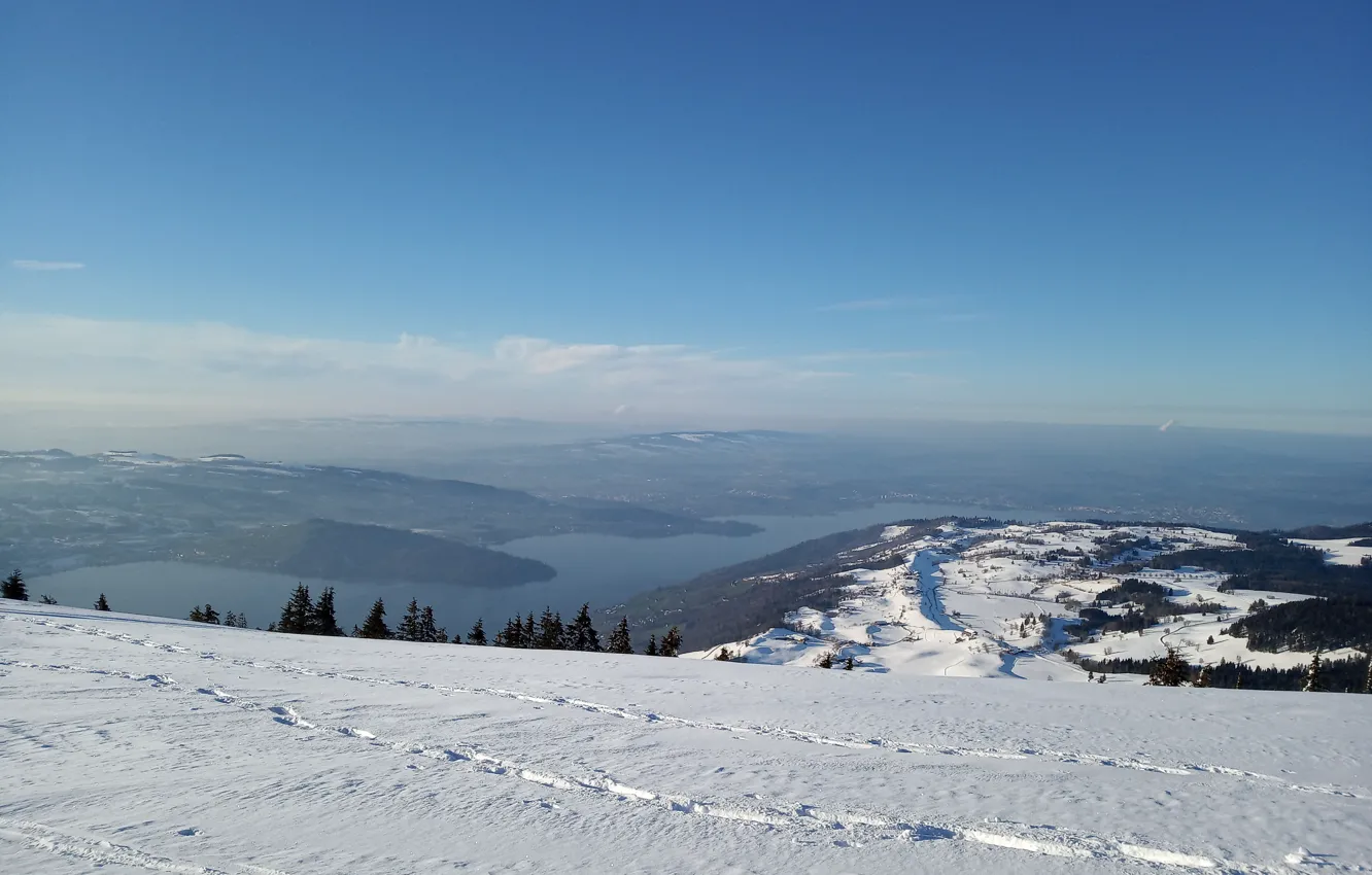 Wallpaper Switzerland, mount Wildspitz, lake Zug for mobile and desktop ...