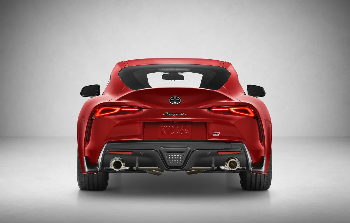 Wallpaper Toyota, rear view, Supra, 2019, Toyota GR Above, GR Above ...