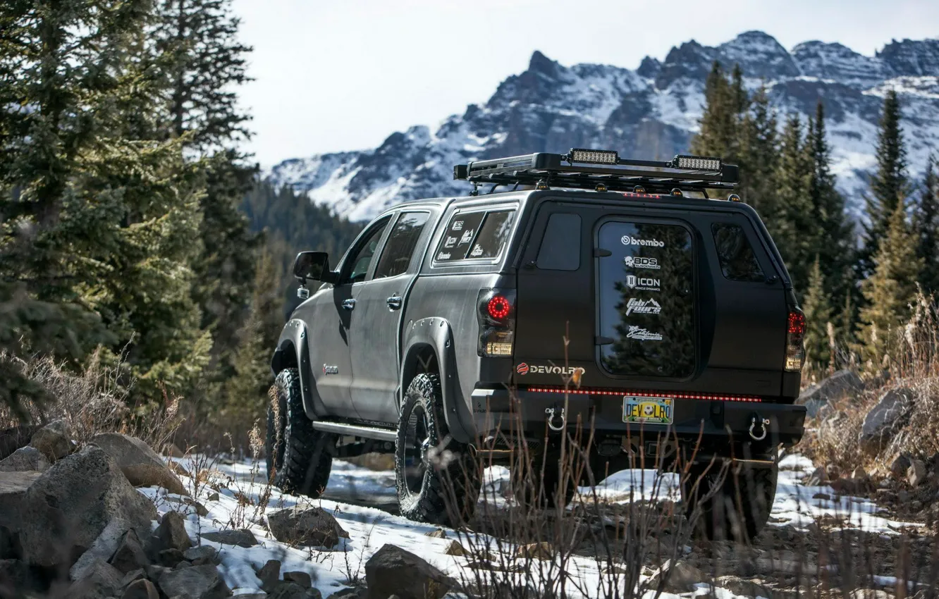 Wallpaper mountains, nature, Toyota, Cars, Studio, Tuning, Tundra ...