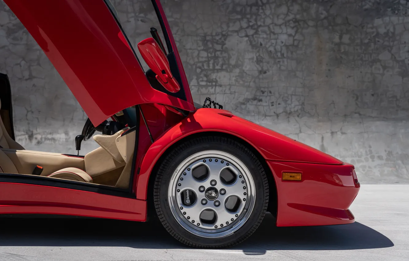 Wallpaper Lamborghini, Diablo, wheel, Lamborghini Diablo VT Roadster ...