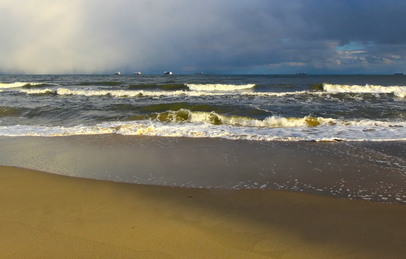 Wallpaper beach, sea, ocean, water, wave for mobile and desktop ...