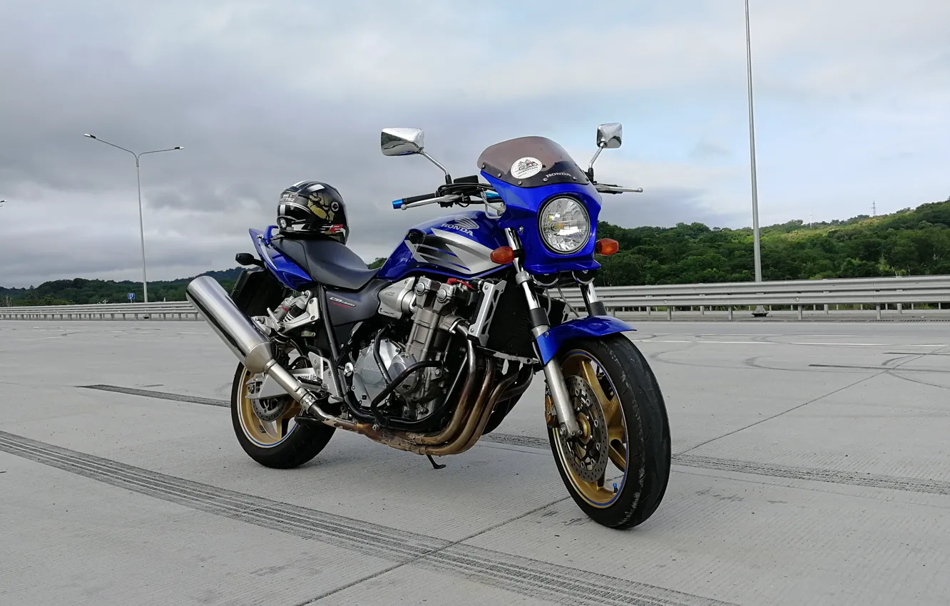Wallpaper road, cornflower breeze, HONDA CB 1300 for mobile and desktop ...