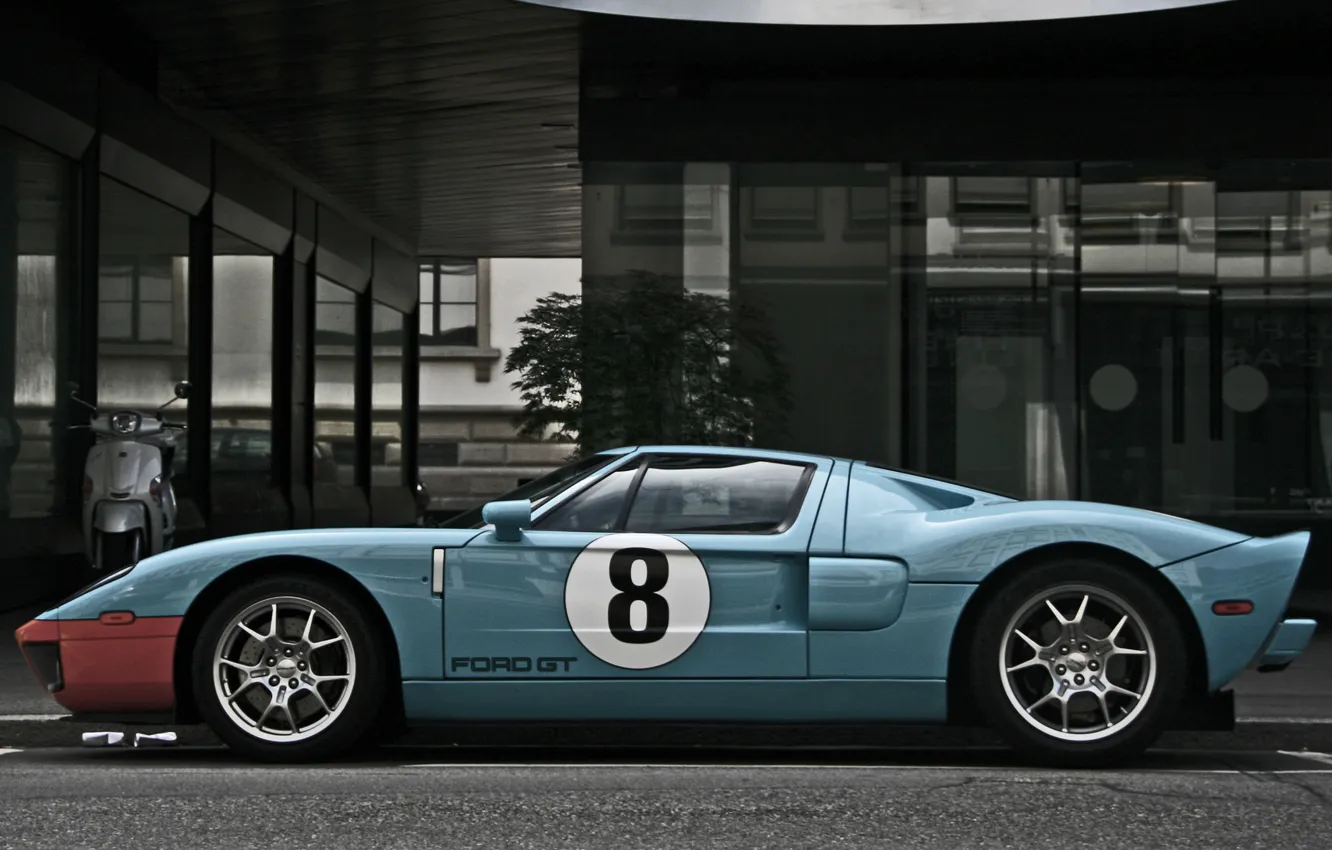 Wallpaper blue, street, Ford, Ford, blue, street for mobile and desktop ...