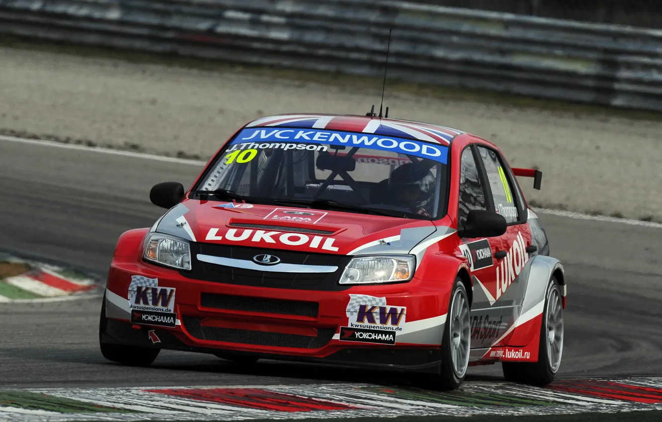 Wallpaper Lada, Lada, Granta, Monza, WTCC, James Thompson, The world ...